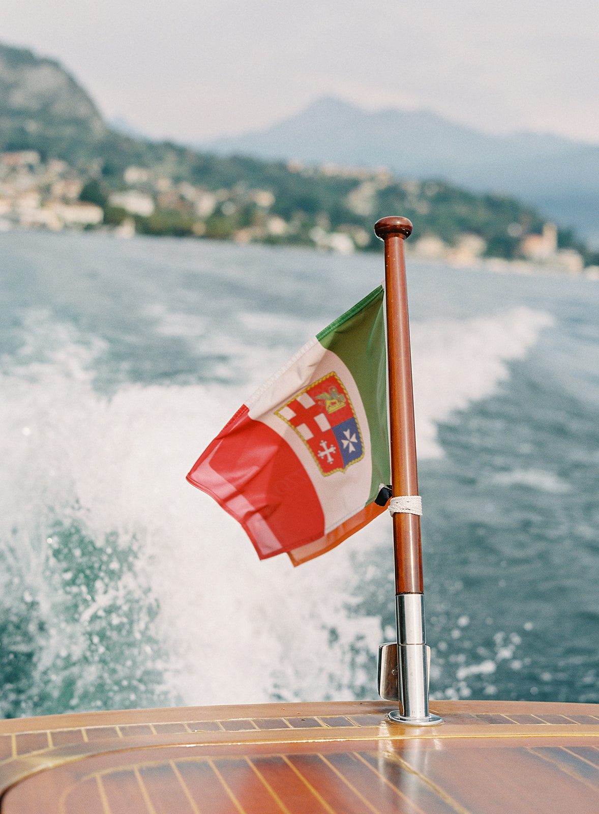 A Boat Shoot on Lake Como, Italy